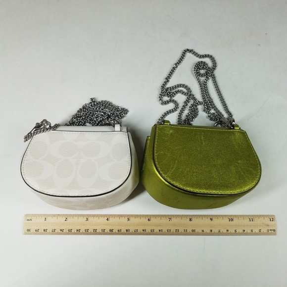 Coach | Bags | Coach Morgan Signature Monogram Leather Saddle Bag ...